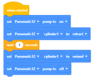 Coding the IQ Pneumatics Kit – VEX Library