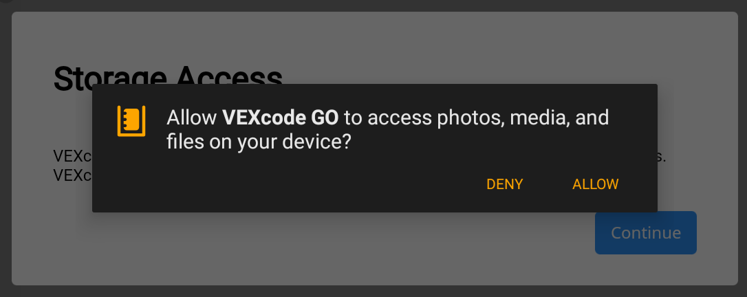 Installing Vexcode Go On Android Vex Library 5409